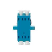 China FTTH LC Fiber Optic Connector Duplex Blue Single Mode With Flange for sale
