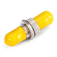 China ST To ST Fiber Optic Connector Yellow FTTH FTTB FTTX Network for sale