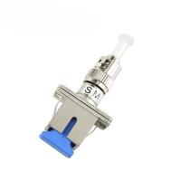 China Hybrid Single Mode Fiber Optic Adapter Black SC Female To ST Male sc fiber optic adapter for sale