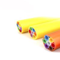 China 3.5mm 7 Way Air Blown Fiber Optic Cable HDPE Microduct Tube Fiber for sale