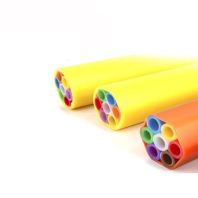 China 3.5mm 7 Way Air Blown Fiber Optic Cable HDPE Microduct Tube Fiber for sale