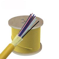 China GJFJH single mode optical fiber 0.9mm Tight Buffer Indoor Fiber Optic Cable PVC/TPU/LSZH Sheath for sale