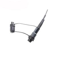 China 1 Core Pre Connectorized Drop Cable FTTH Outdoor Fiber Optic Cable Cord Mini SC for sale