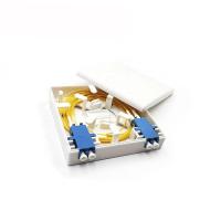China FTTH Dual Port Fiber Optic Patch Panel LC 3m 5m 10m for sale