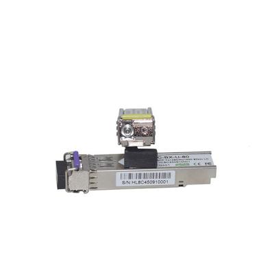 China 1490nm AOC DAC Cable 1550nm DOM Bidi 10G SFP+ 80km for sale