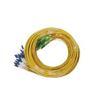 China 24 Core Pre Terminated SM Fiber LC UPC To LC APC Breakout Fiber Optic Cable for sale