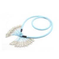 China Pre Terminated Multimode Fiber Optic Patch Cord With SC Connector 24 core OM3 for sale