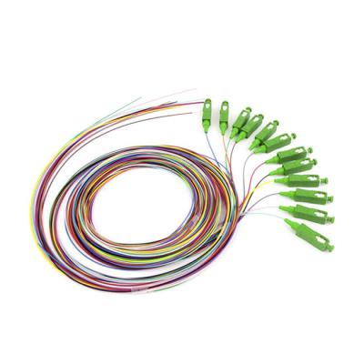 China 12 Strand Fiber Optic Patch Cord Single Mode SC G657A2 Bend Insensitive Fiber 2m for sale