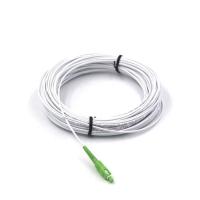China FTTH Flat Drop Fiber Optic Cable  Pigtail 2.0 x 3.0mm G657A1 SC APC 30m for sale