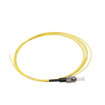 China ST UPC Optical fiber pigtail Simplex 0.9mm Tight Buffered PVC G652D OS1 for sale