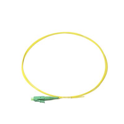 China LC UPC APC fiber optic pigtails  0.9mm Tight Buffer PVC LSZH OFNR Singlemode OS1 for sale