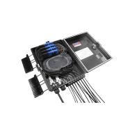 China FTTH 16 Port Fiber Optic Terminal Box 1x8 1x16 PLC Splitte Fiber Optic Distribution Box for sale