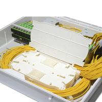 China 8-72 Core FTTH Splitter Distribution Box With 1x8 1x16 1x32 To 72 for sale