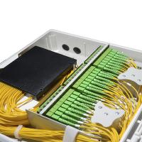 China 8-72 Core FTTH Splitter Distribution Box With 1x8 1x16 1x32 To 72 for sale