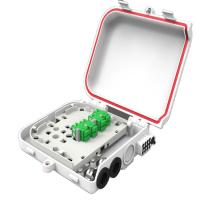 China FTTH Fiber Optic Terminal Box Distribution Waterproof IP65 1x8 1x16 Splitter PC ABS for sale
