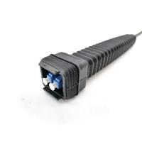 China CPRI FTTA Patch Cord Waterproof 2.0mm LC To LC Fiber Patch Cable Single Mode Duplex With Degree NSN Boot for sale