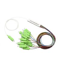 China Single Mode Fiber Optic Splitter 1x16 Mini G657A1 SC APC for sale