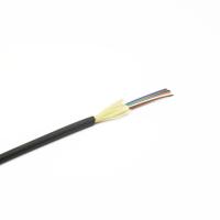 China GJFJU 12core Multimode Tight Buffer Indoor Fiber Optic Cable PVC/TPU/LSZH Sheath for sale