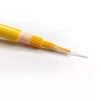 China Indoor yellow sheath LSZH aramid yarn strength 2 4 6 8 12 24 48 core G652D fiber optic cable GJBFJV GJPFJH for sale
