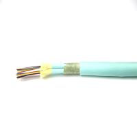 China GJFJU 24-144core SM/MM  Tight Buffer Indoor Fiber Optic Cable PVC/TPU/LSZH Sheath for sale