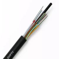 China GYFTY Stranded Loose Tube Non-metallic Strenght Member Non-armored Cable FRP  PE Sheath for sale
