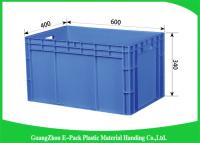 China 65 Litre Euro Stacking Containers Stackable Straight Sided Storage Space Saving for sale
