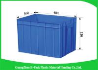 China 50L Plastic Stackable Storage Bins Space Saving , Recycle Plastic Stacking Boxes for sale