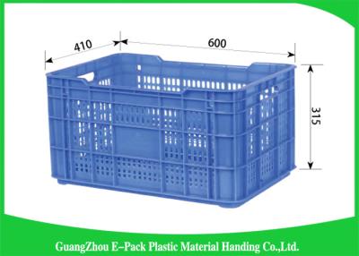 China Economic Stackable Storage Containers , Household  Plastic Stacking Crates Poultry Transport for sale