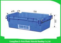 China Logistics Plastic Stackable Containers Supermarkets VirginPP for sale