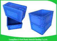 China 400*300mm Mini Load Industrial Plastic Containers , Standard Euro Storage Boxes for sale