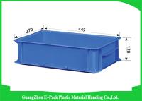 China Supermarkets Large Plastic Storage Boxes , Durable Euro Storage Containers Food Grade for sale