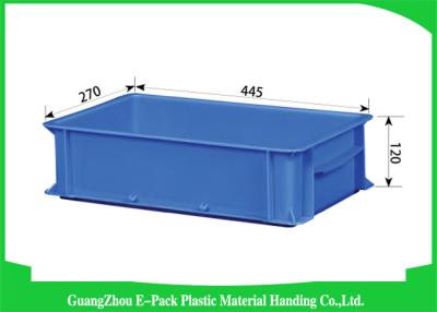 China Supermarkets Large Plastic Storage Boxes , Durable Euro Storage Containers Food Grade for sale
