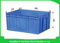 China Autoparts Warehouse Euro Stacking Containers Distribution Virgin PP Materials for sale