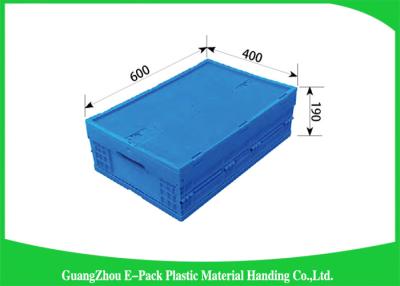 China Stackable Plastic Pallet Boxes PP Material , Folding Plastic Crates Transport Moving for sale