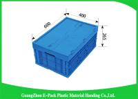 China Virgin PP Plastic Folding Crate , Collapsible Plastic Storage Bins ForTransport Turnover Storage for sale