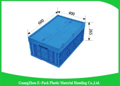 China Virgin PP Plastic Folding Crate , Collapsible Plastic Storage Bins ForTransport Turnover Storage for sale