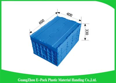 China 65L Packaging Collapsible Plastic Containers Recyclable Space Saving 600 * 400 * 105mm for sale