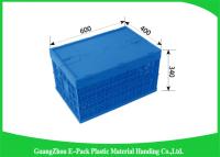 China Nestable Collapsible Storage Boxes With Lids , Standard Plastic Shipping Crates for sale