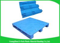 China Virgin HDPE Plastic Skids Pallets With Three Runners , 1T Shelf Load for sale