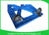 China Stackable Plastic Moving Dolly Platform Cart Transport Long Service Life for sale