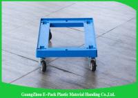 China Customized Pallet Plastic Moving Dolly100 - 150KG Capacity 612 * 412 * 145mm for sale