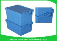 China 100% New Pp Plastic Attached Lid Containers Moving Storage Light Weight for sale