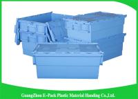 China Warehouse Plastic Attached Lid Containers Transport Packaging Environmental Protection for sale