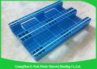 China Single Faced Plastic Euro Pallets 100% Virgin HDPE Ventilated For Warehouse for sale