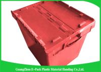 China 50kgs Security Moving Plastic Attached Lid Containers easy to clean for sale