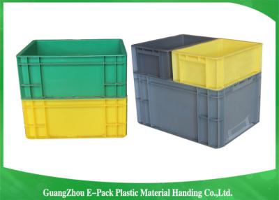 China PP Plastic Logistic Euro Stacking Containers For Food Clothes Auto Medical 21.2L for sale