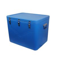 China 100L Plastic Fish Travel Insulated Cool Box For Outdoor Activities / Fresh Chiller Ice Box for sale