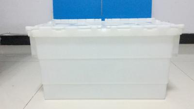 China Standard Size PP Plastic Attached Lid Containers Higher Loading Capacity for sale