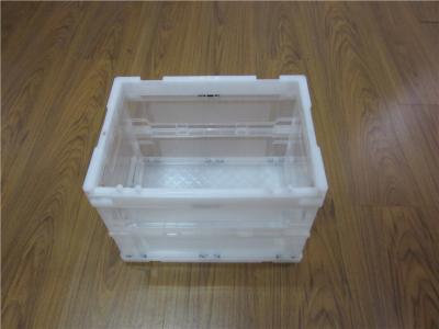 China Smooth Inside Portable Collapsible Plastic Containers Handling Material for sale