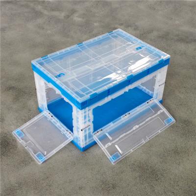 China Collapsible Foldable Plastic Box , Plastic Storage Containers Easy Taking for sale